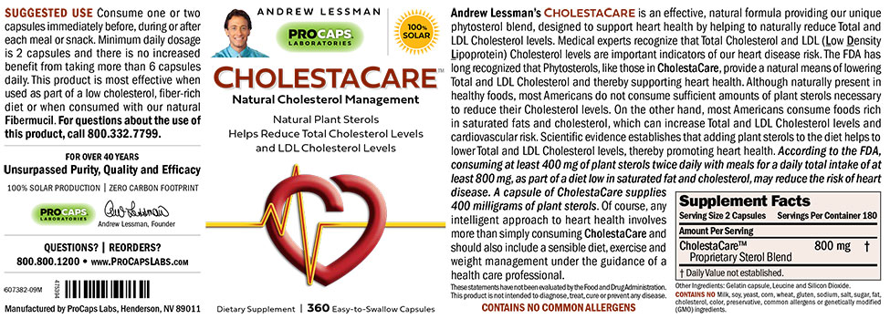 CholestaCare - 60 Capsules - 1723774 | HSN