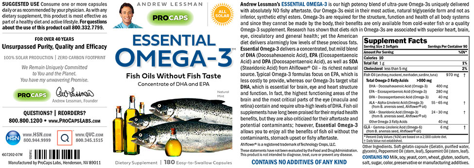 Essential Omega-3 Mint - 10082829 | HSN