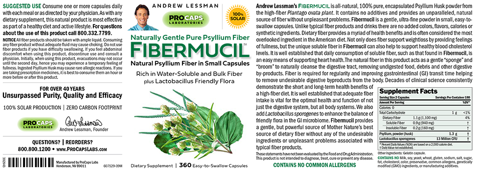 Fibermucil - 60 Capsules - 7631251 | HSN