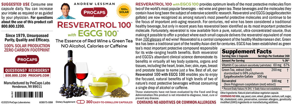 Andrew Lessman Resveratrol-100 EGCG-100 | HSN