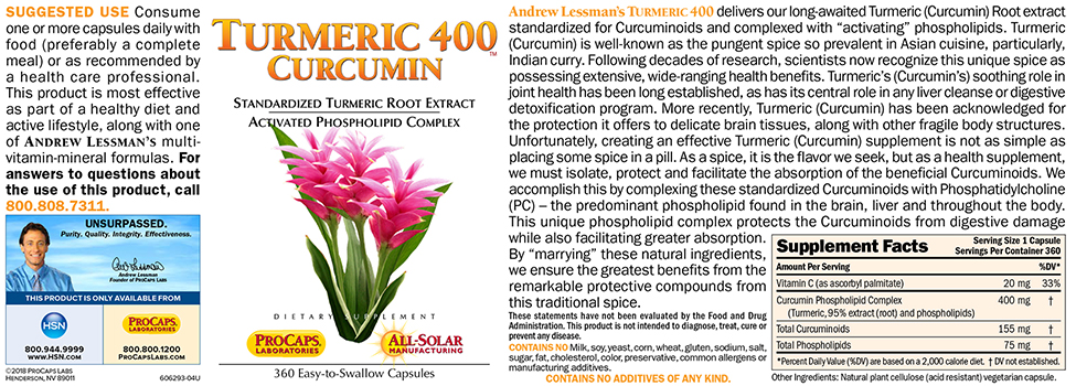 (HSN) Andrew Lessman's Circulation & Vein Support OR Turmeric ...