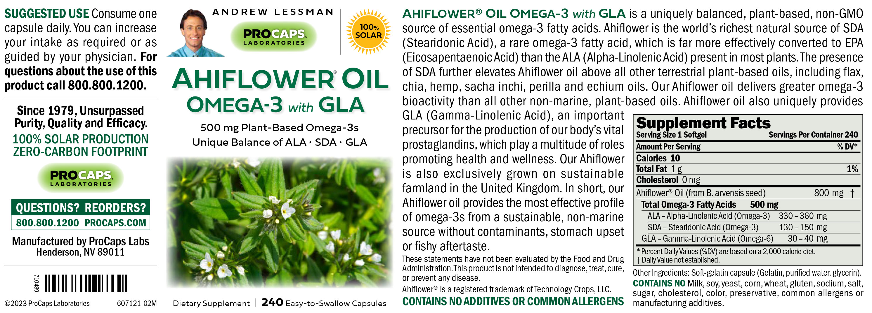 Ahiflower® Oil Omega-3 - 10082652 | HSN