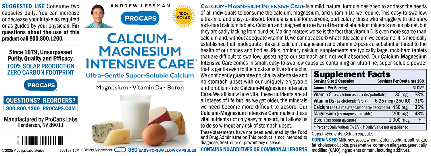 Andrew Lessman Calcium-Magnesium Intensive Care - 60 Capsules | HSN