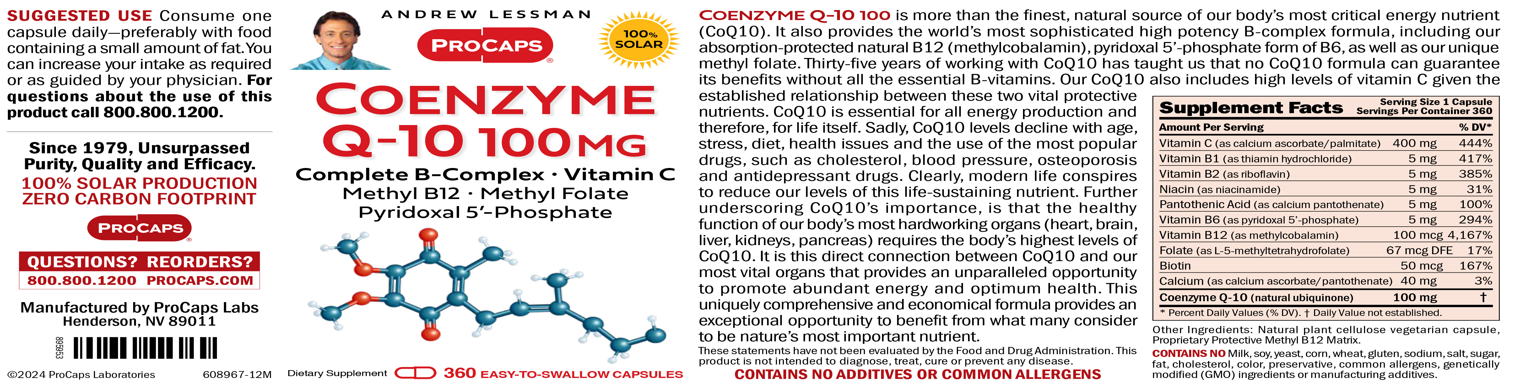 CoEnzyme Q-10 100 - 10093920 | HSN