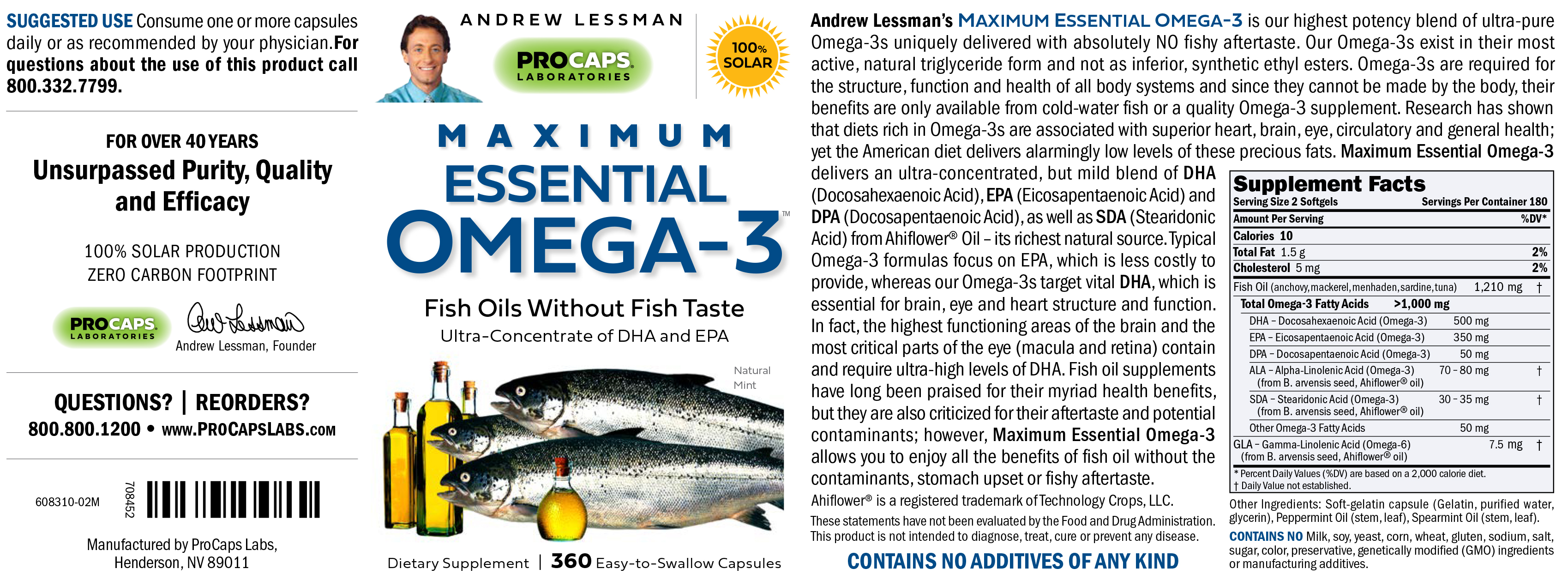 Maximum Essential Omega-3 Mint - 10082651 | HSN