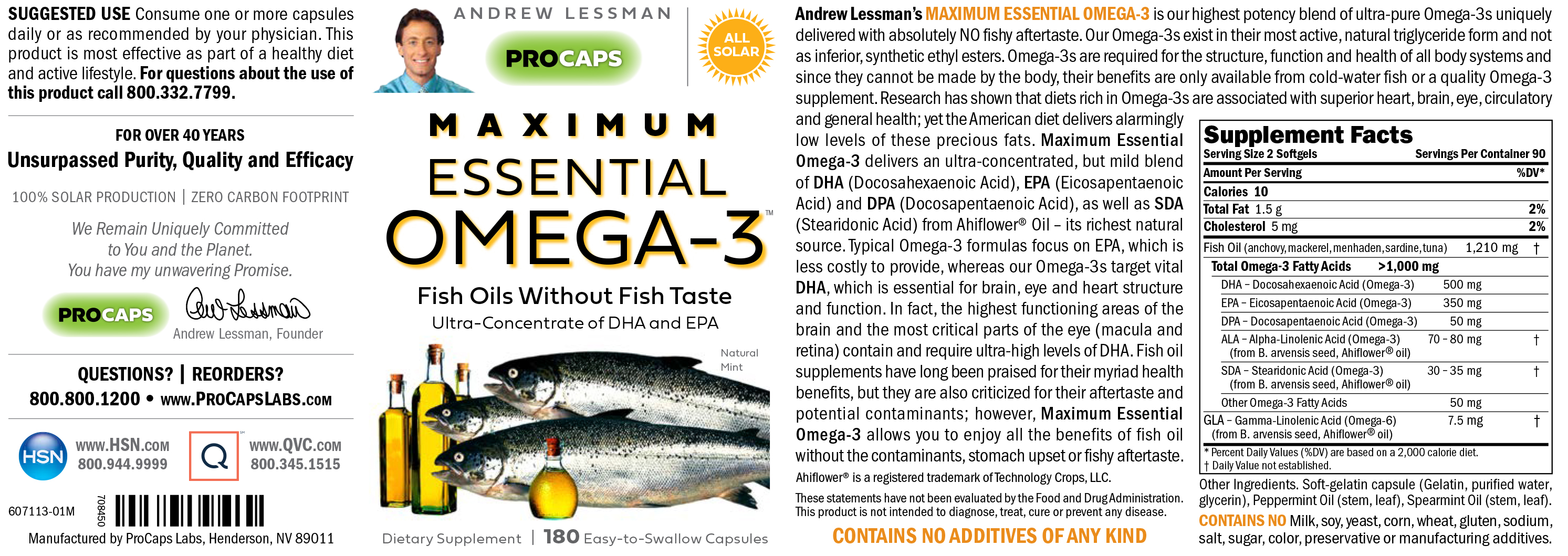 Maximum Essential Omega-3 Mint - 10082651 | HSN