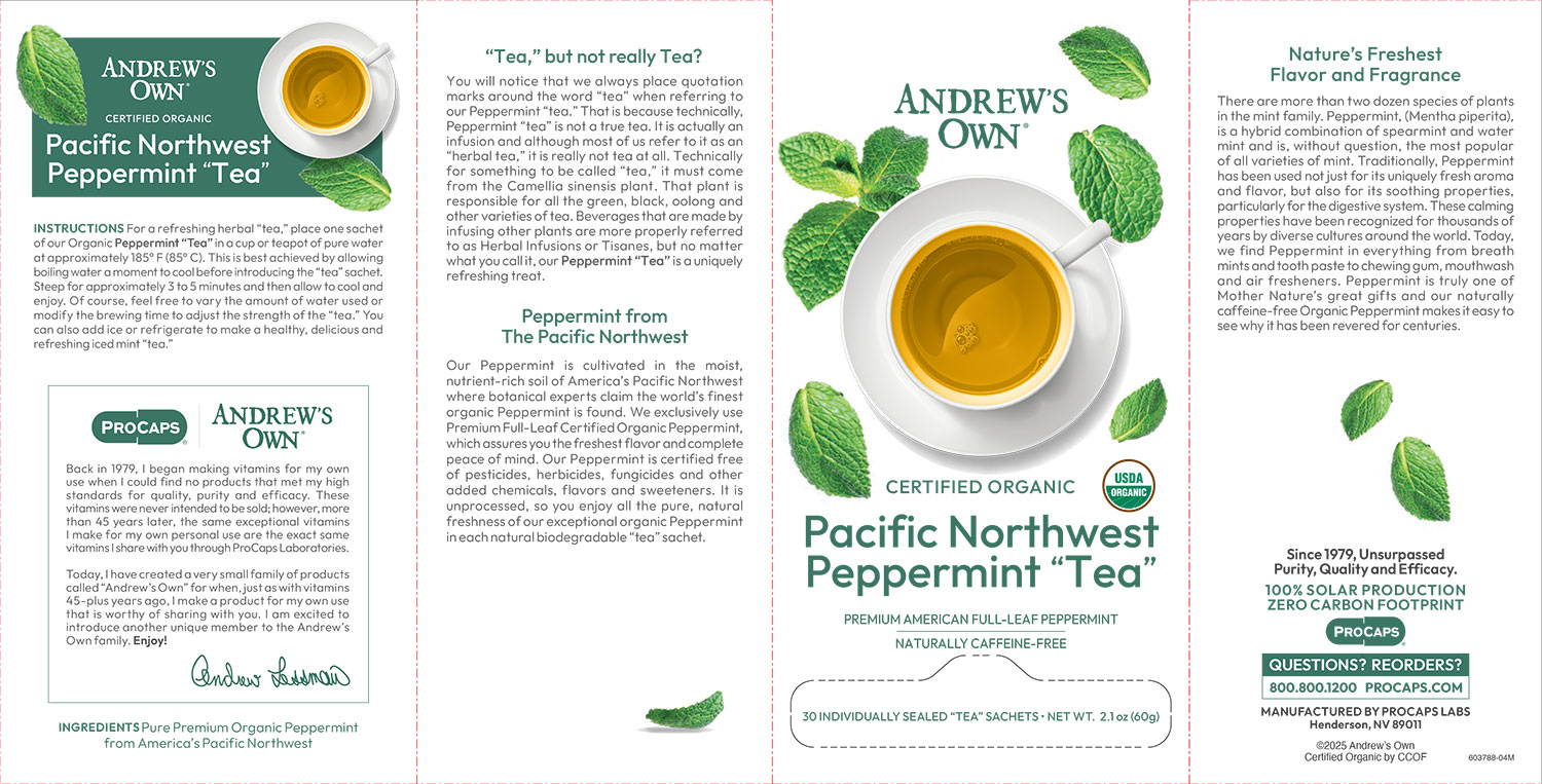 Certified Organic Peppermint "Tea" - 10065792 | HSN