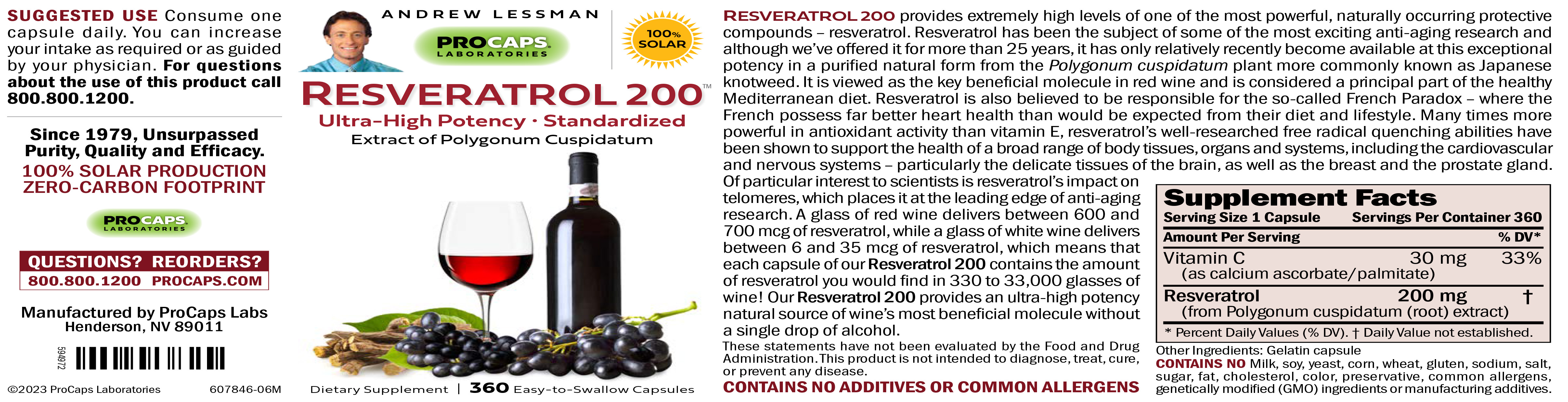 Resveratrol-200 - 10050204 | HSN